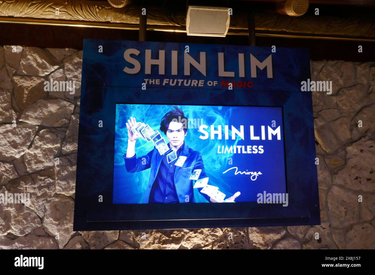 Las Vegas, Nevada, USA 14th May 2024 Magician Shin Lim Limitless ...