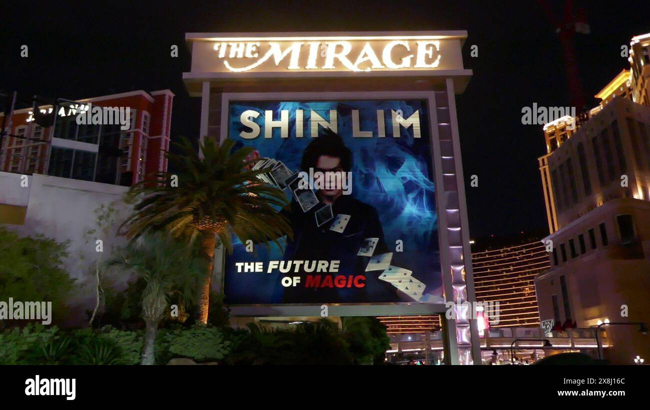 Las Vegas, Nevada, USA 14th May 2024 Magician Shin Lim Limitless ...