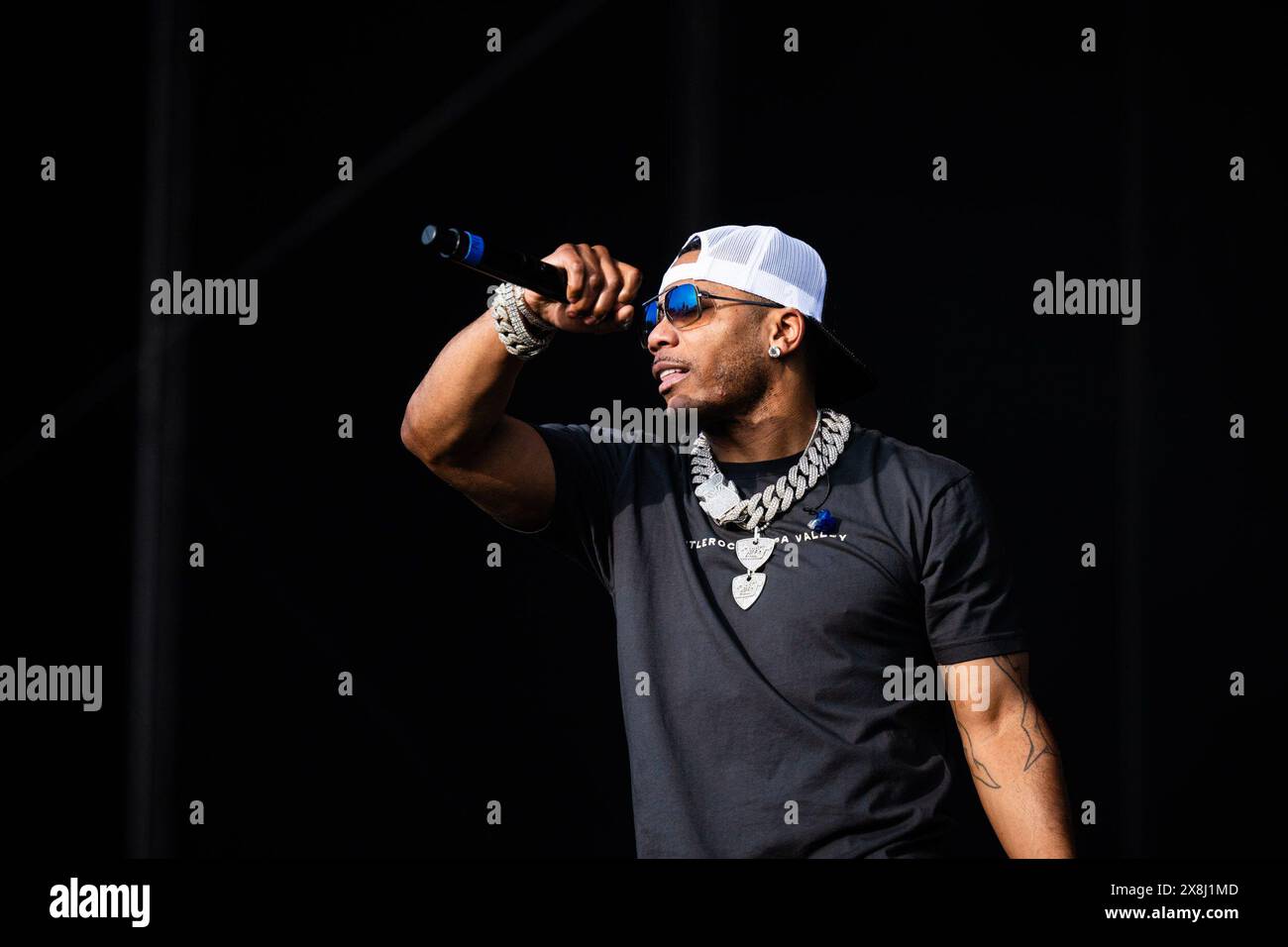 Napa, USA. 24th May, 2024. Nelly performs on Day 1 of BottleRock Napa ...
