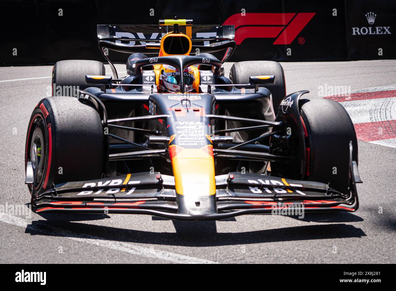 Monaco, Monaco. 25th May, 2024. Oracle Red Bull Racing's Mexican driver ...