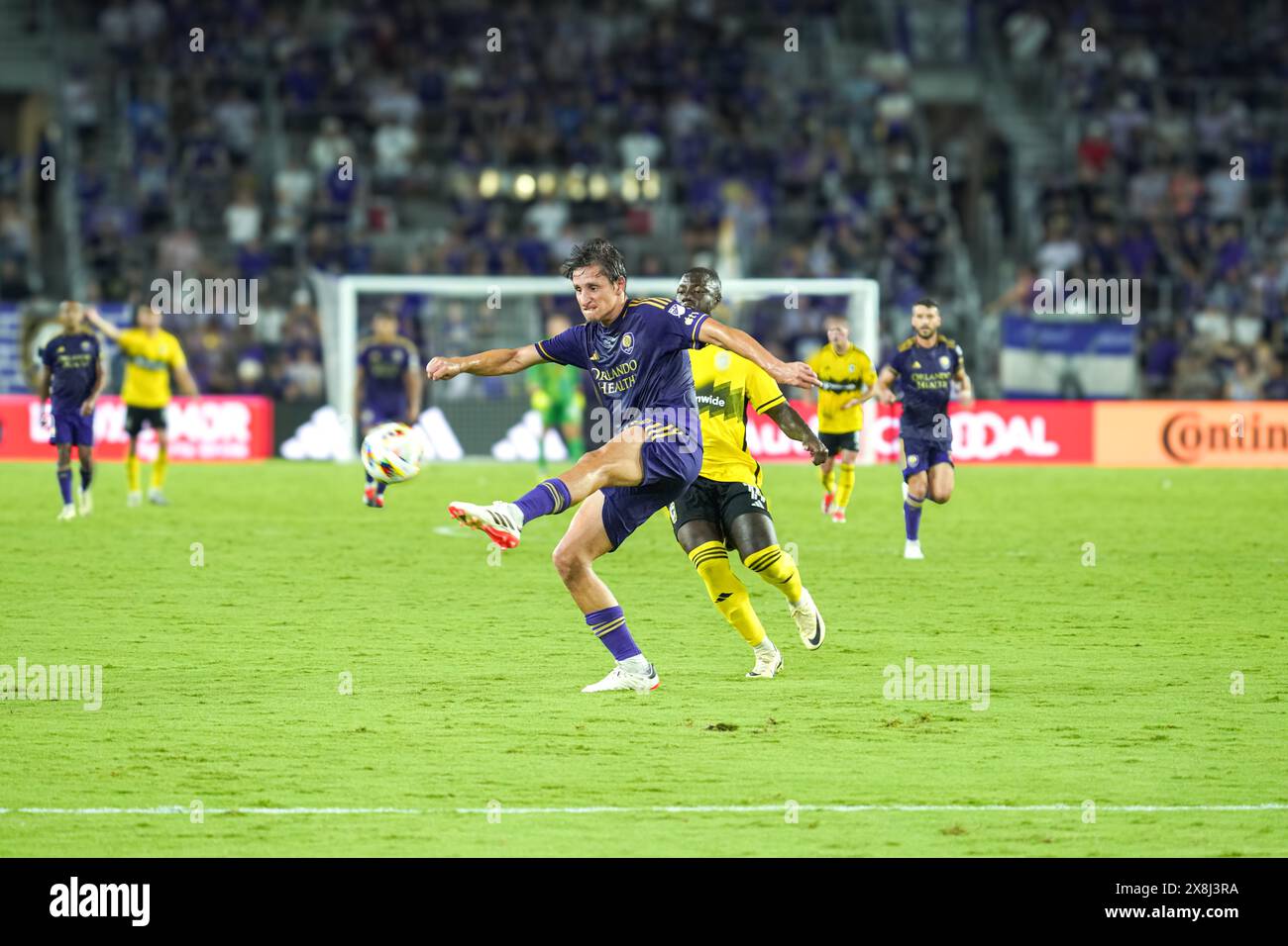 Orlando, Florida, USA, May 25, 2024, Orlando City SC defender Rodrigo ...