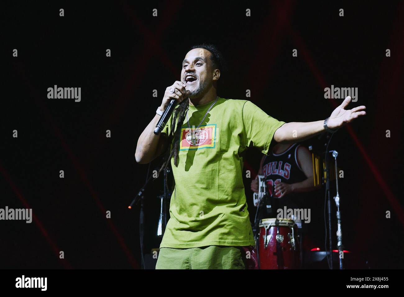 Rio de Janeiro, Brazil, November 17, 2023. Hélio Bentes, lead singer of ...