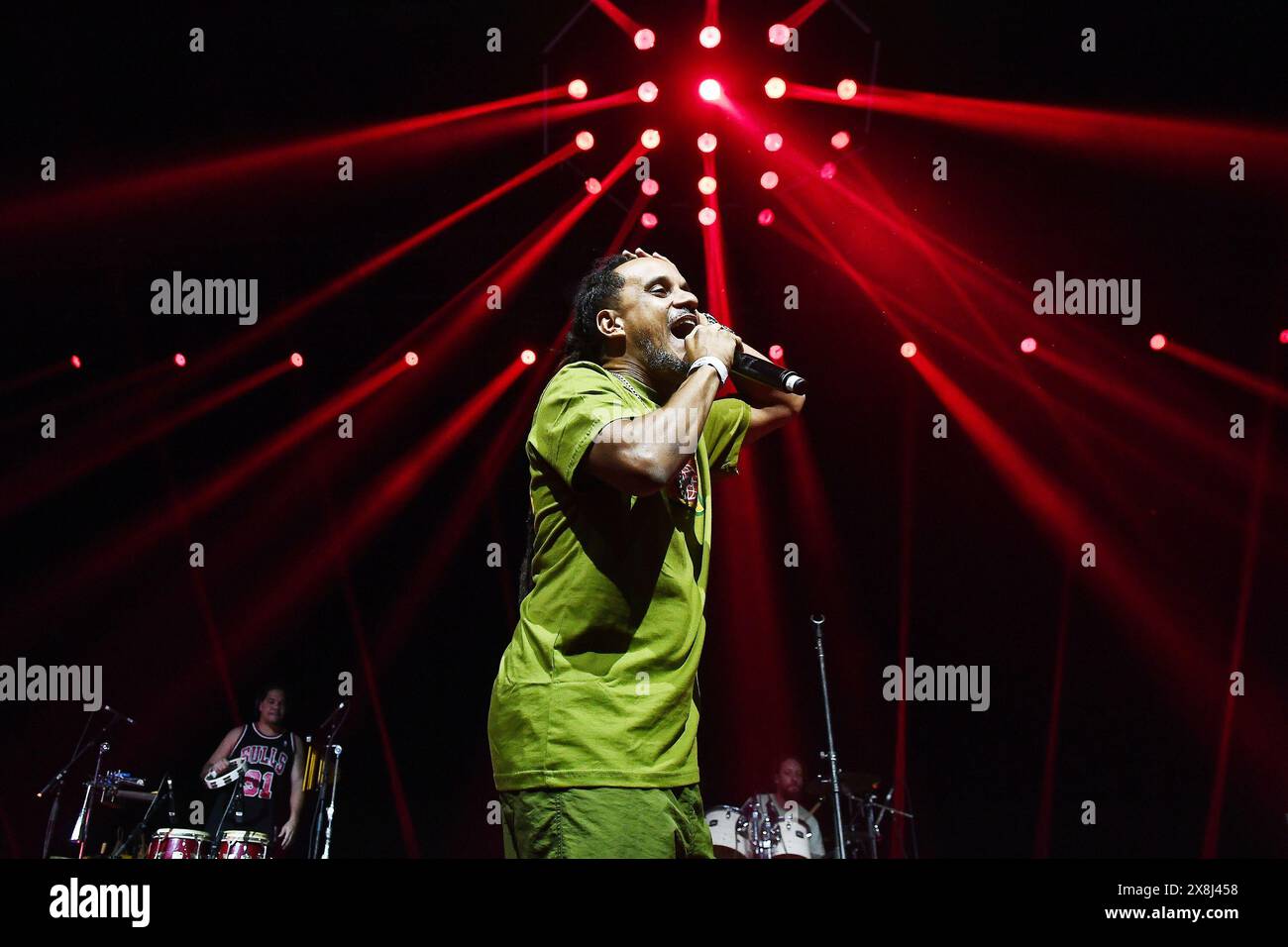 Rio de Janeiro, Brazil, November 17, 2023. Hélio Bentes, lead singer of ...