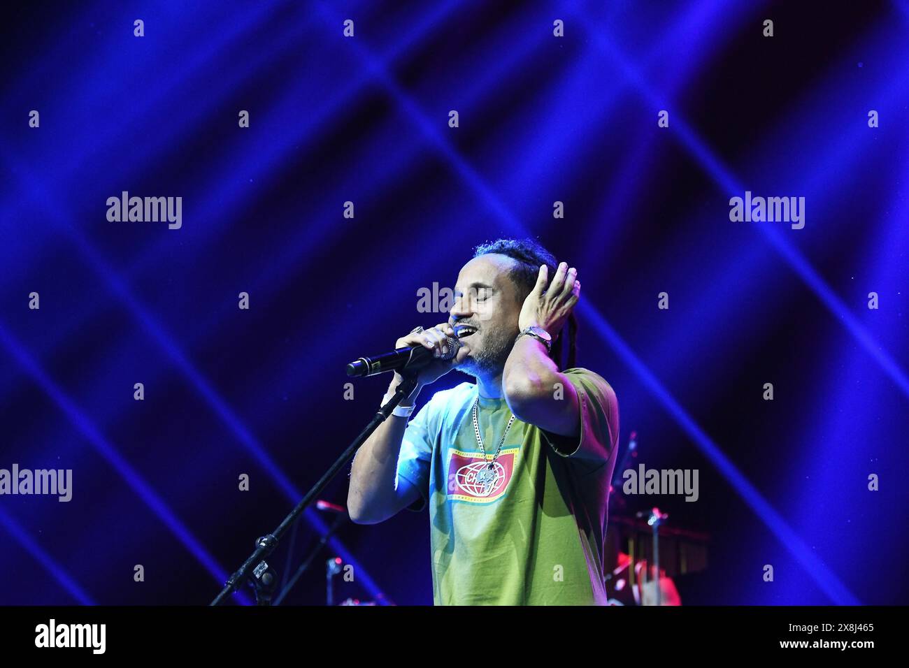 Rio de Janeiro, Brazil, November 17, 2023. Hélio Bentes, lead singer of ...