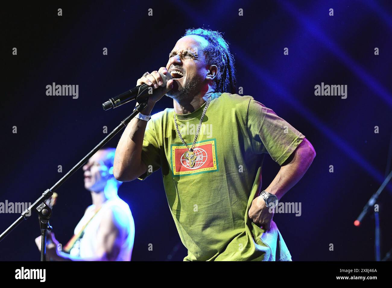 Rio de Janeiro, Brazil, November 17, 2023. Hélio Bentes, lead singer of ...