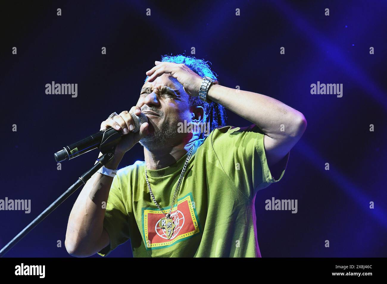 Rio de Janeiro, Brazil, November 17, 2023. Hélio Bentes, lead singer of ...