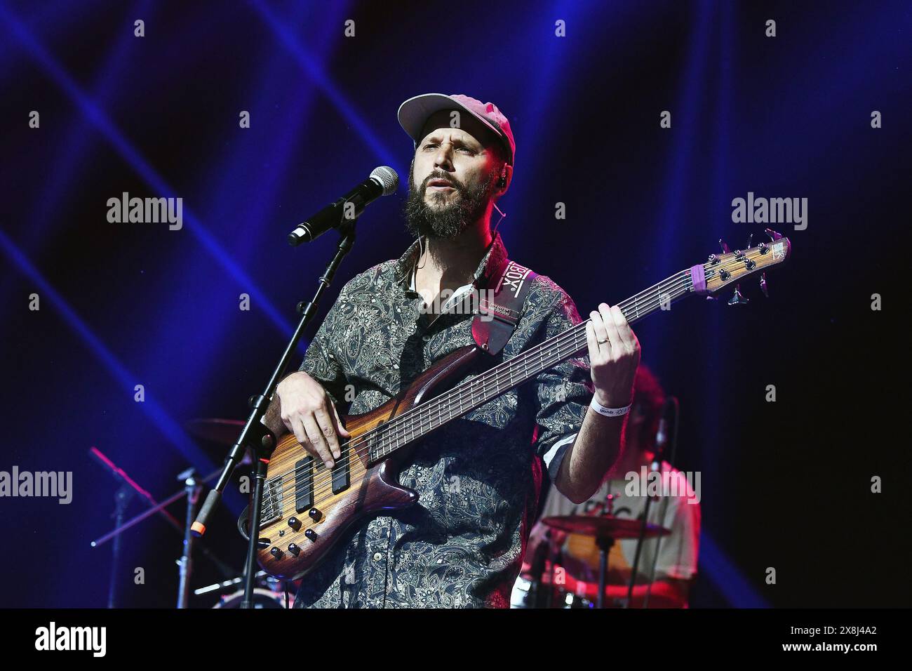 Rio de Janeiro, Brazil, November 17, 2023. Bassist Pedro Caetano of the ...