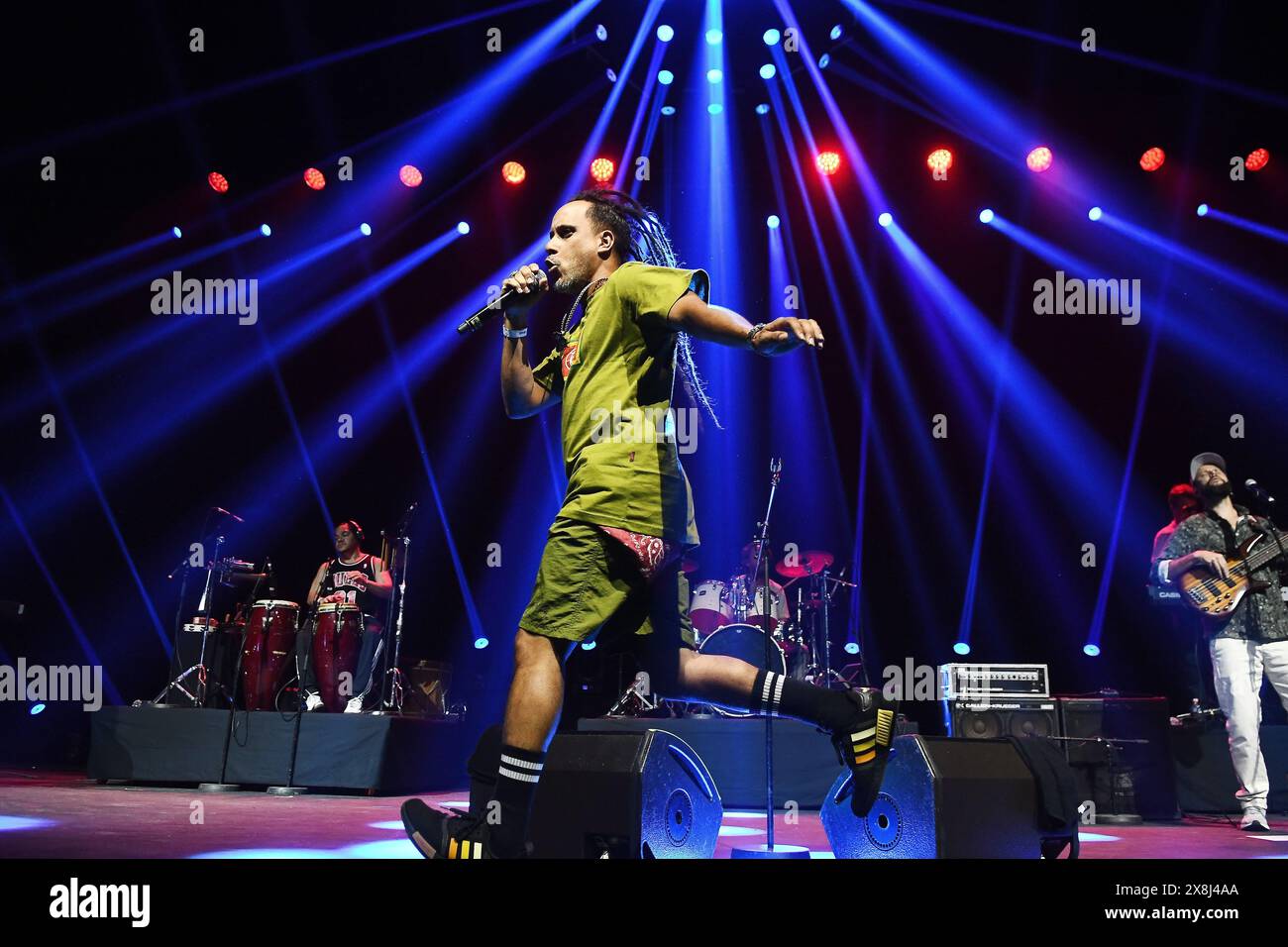 Rio de Janeiro, Brazil, November 17, 2023. Hélio Bentes, lead singer of ...