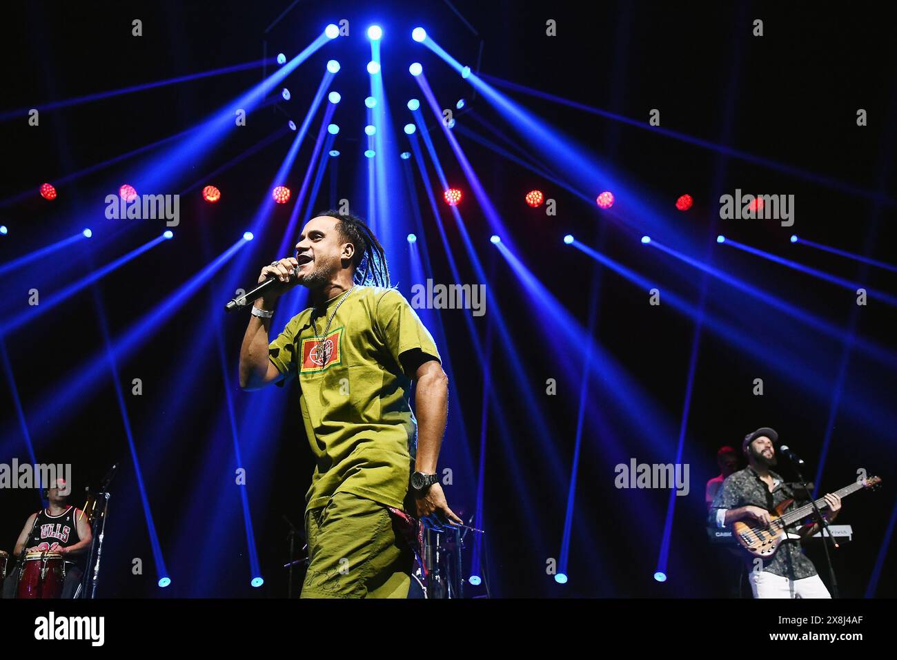 Rio de Janeiro, Brazil, November 17, 2023. Hélio Bentes, lead singer of ...