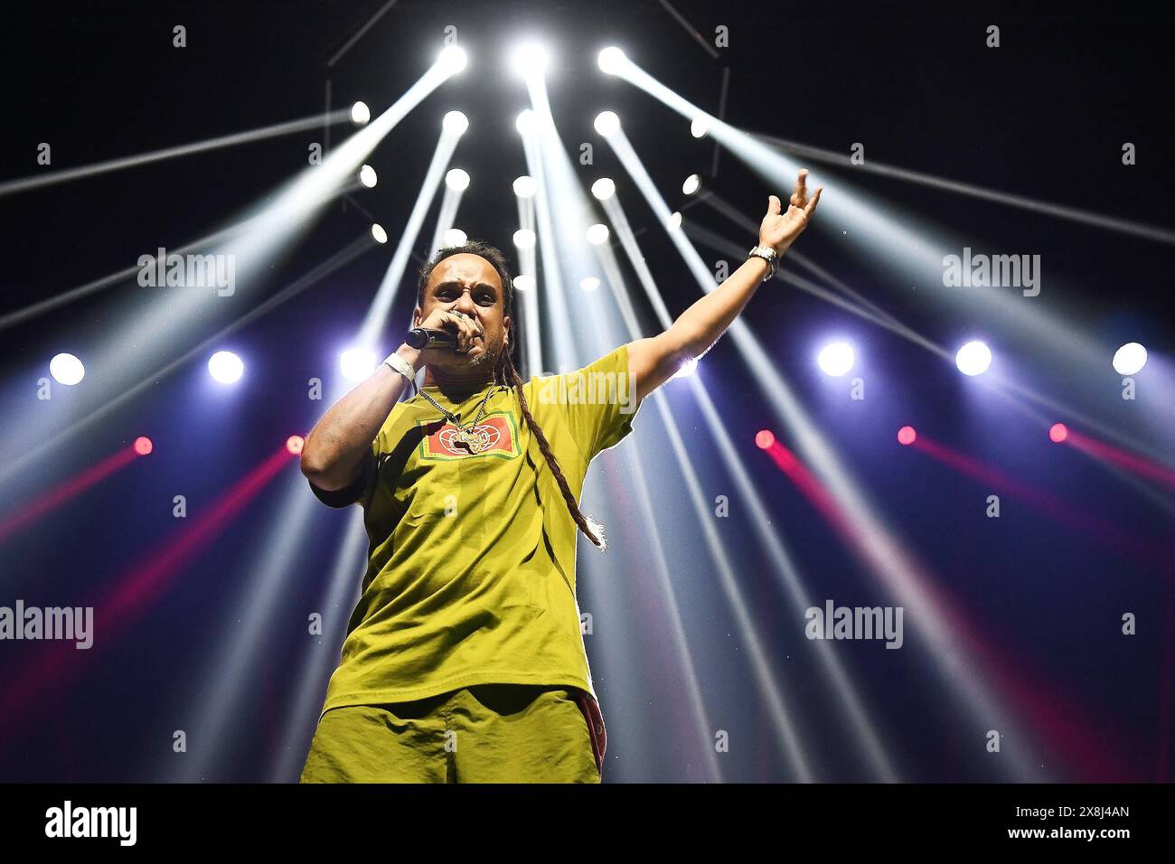 Rio de Janeiro, Brazil, November 17, 2023. Hélio Bentes, lead singer of ...