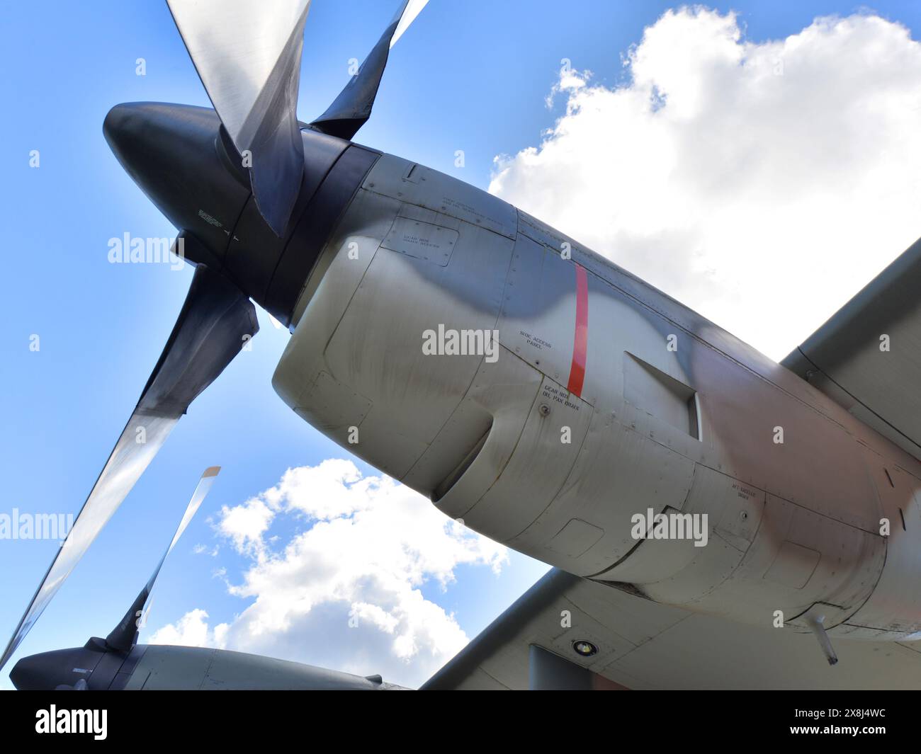 Lockheed military airplane at base museum Stock Photo - Alamy