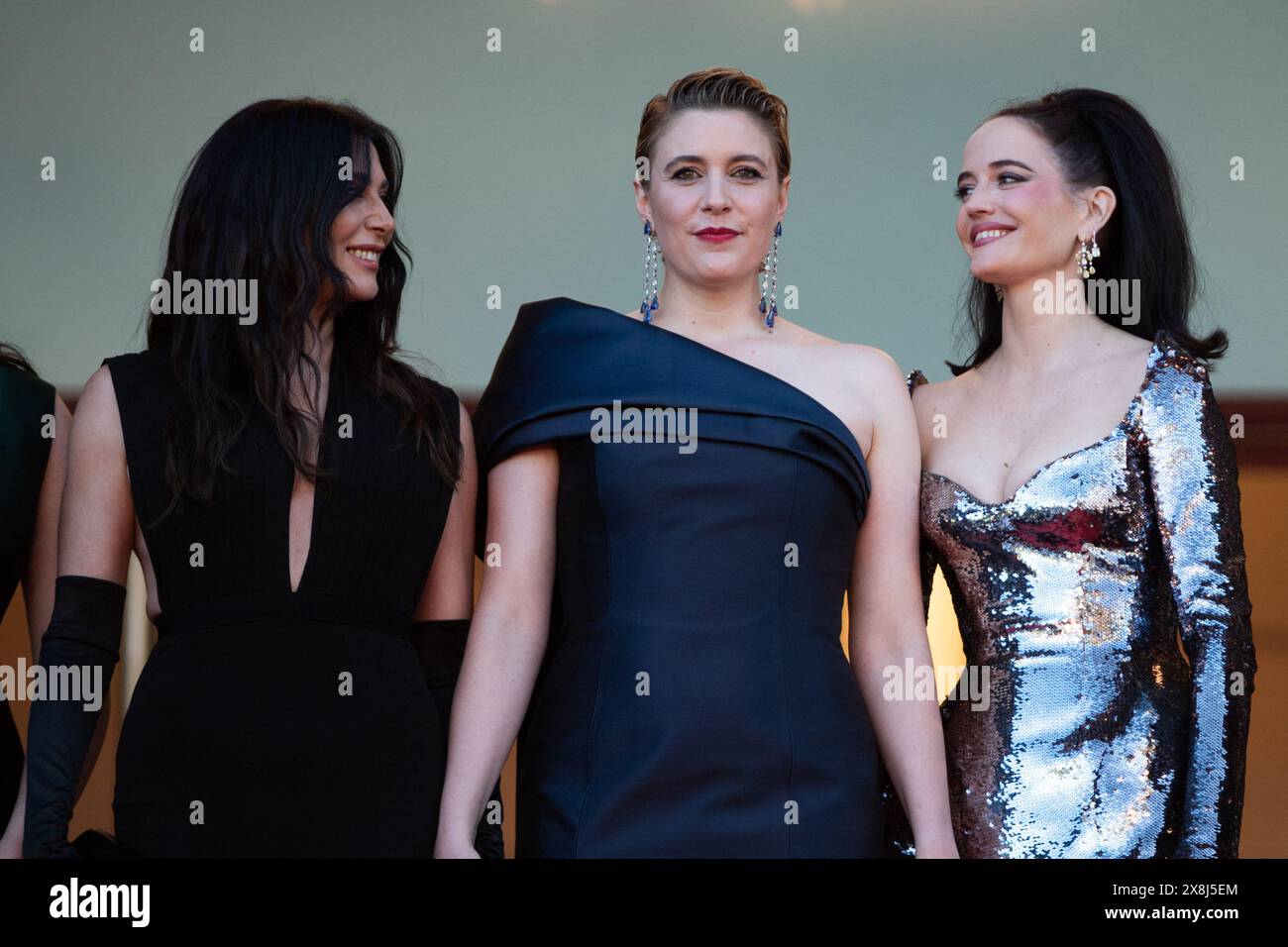 Cannes, France. 25th May, 2024. Nadine Labaki, Greta Gerwig and Eva ...
