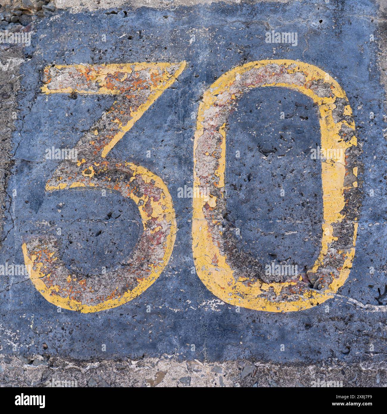 Number 30 graffiti hi-res stock photography and images - Alamy