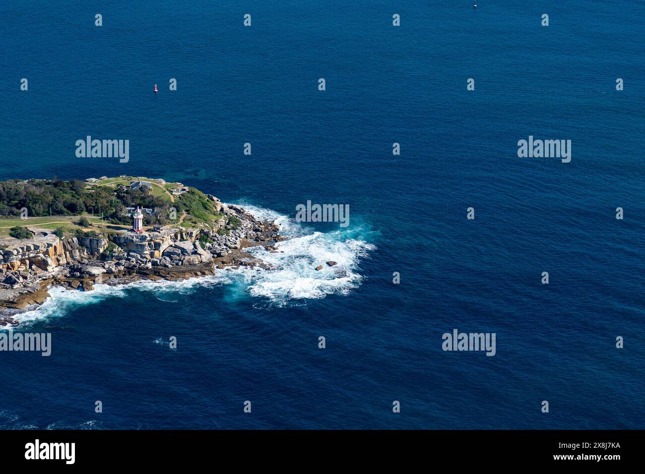 View of remote island from above Stock Photo - Alamy