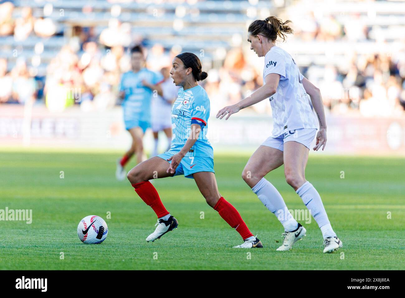 Bridgeview, Illinois, USA. 25th May, 2024. Chicago Red Stars forward ...