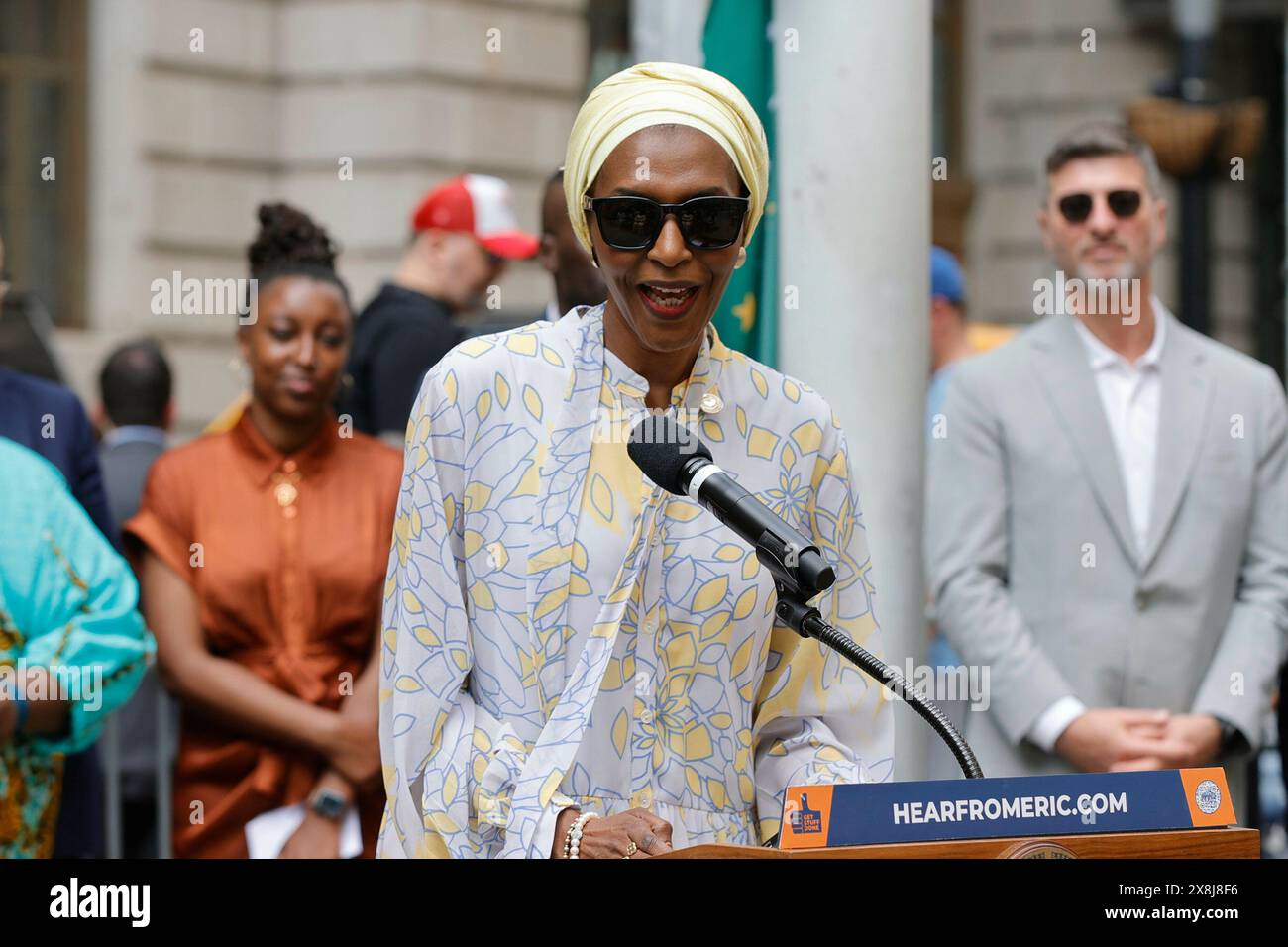Bowling Green, New York, USA, May 25, 2024 - Fatima Kyari Mohammed ...