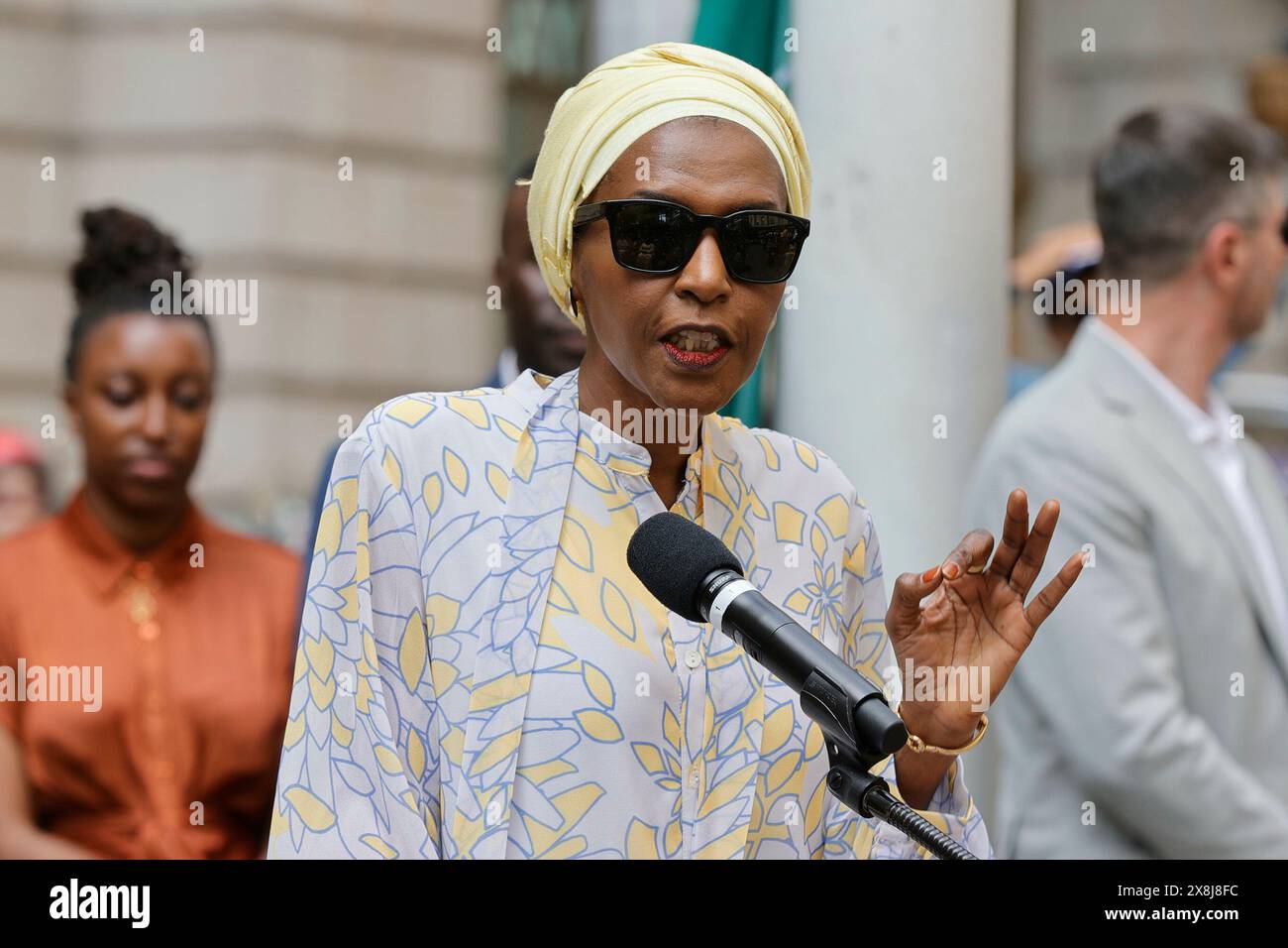 Bowling Green, New York, USA, May 25, 2024 - Fatima Kyari Mohammed ...