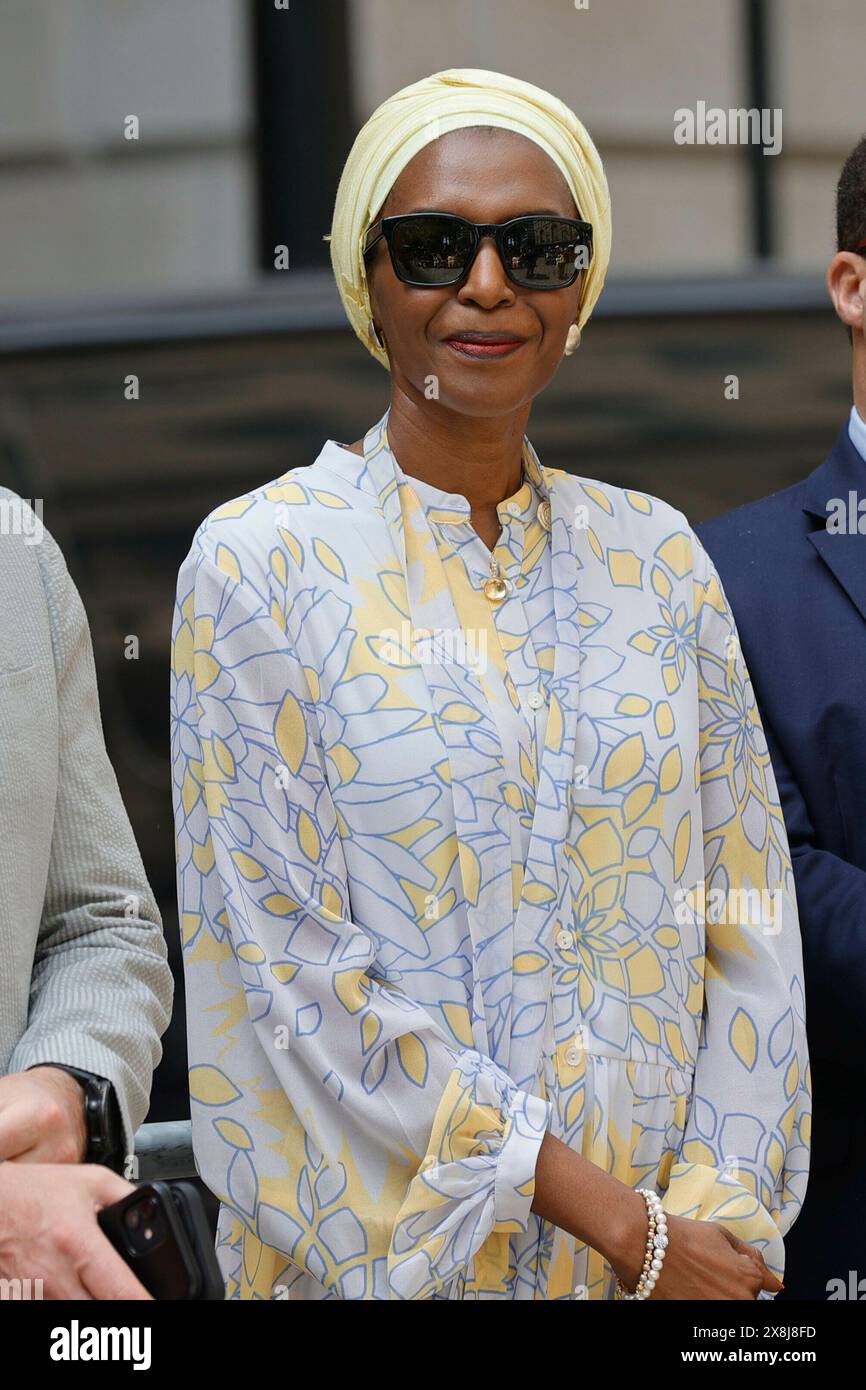 Bowling Green, New York, USA, May 25, 2024 - Fatima Kyari Mohammed ...