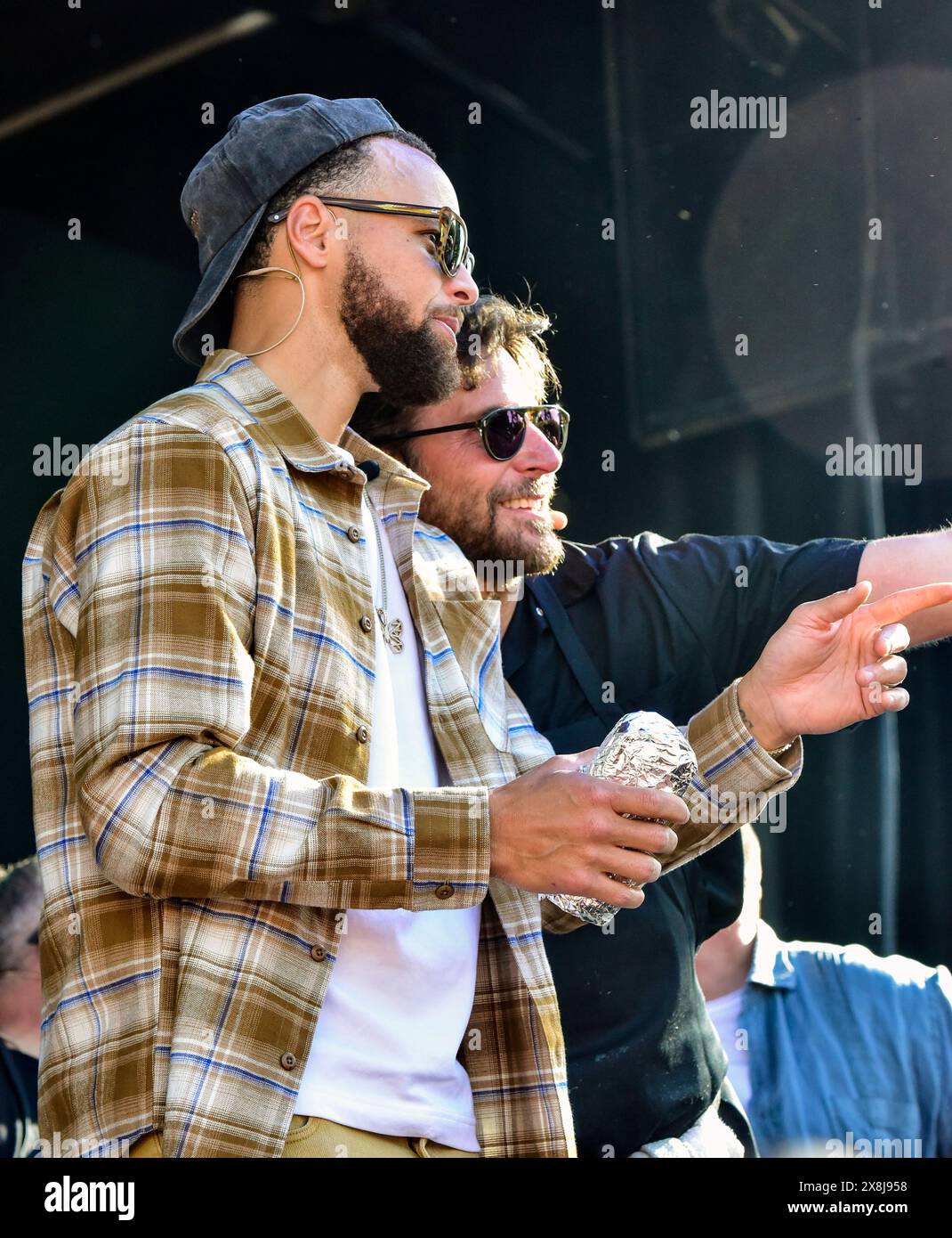 Napa, California, USA. 25th May, 2024. Jose Andres, Stephen Curry and ...