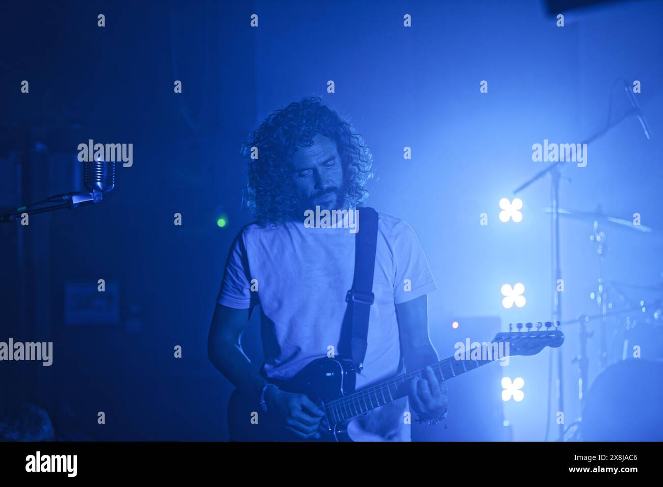 Paris, France.16th Nov, 2023. Kwoon, Sandy Lavallart performs in stage at Le Petit Bain in Paris ...