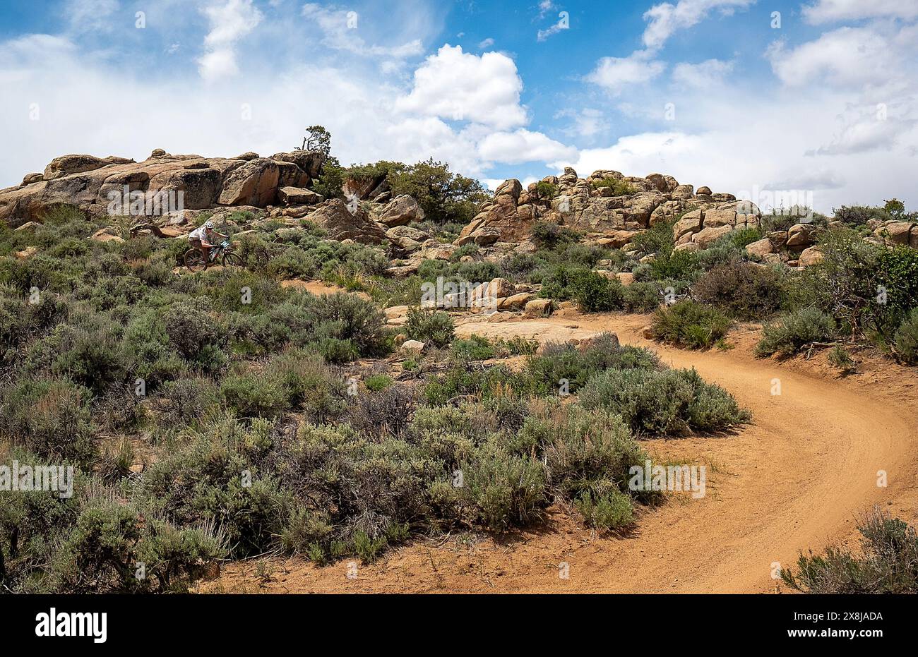 May 25, 2024: Salt Lake City mountain bike cyclist, Aidan Clouse, works ...