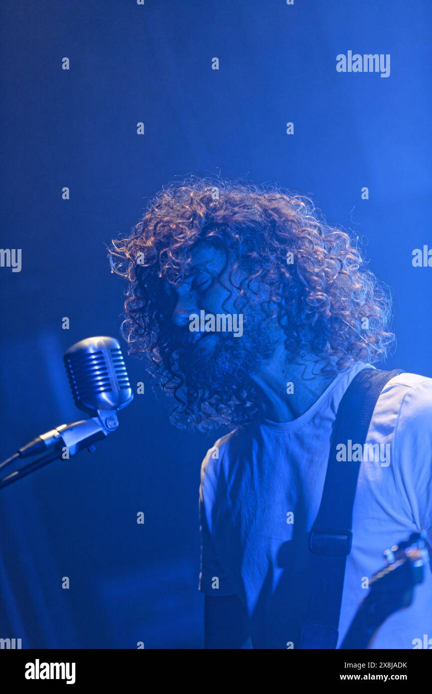 Paris, France.16th Nov, 2023. Kwoon, Sandy Lavallart performs in stage at Le Petit Bain in Paris ...