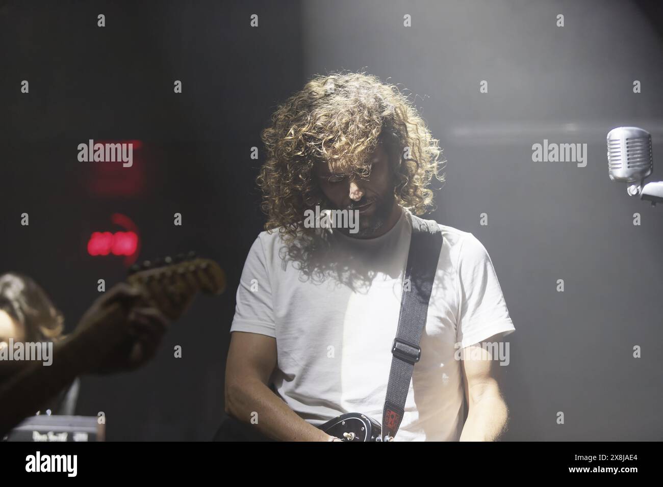 Paris, France.16th Nov, 2023. Kwoon, Sandy Lavallart performs in stage at Le Petit Bain in Paris ...