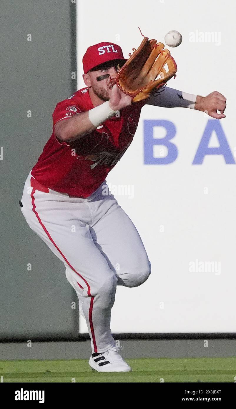 St. Louis, United States. 25th May, 2024. St. Louis Cardinals center ...