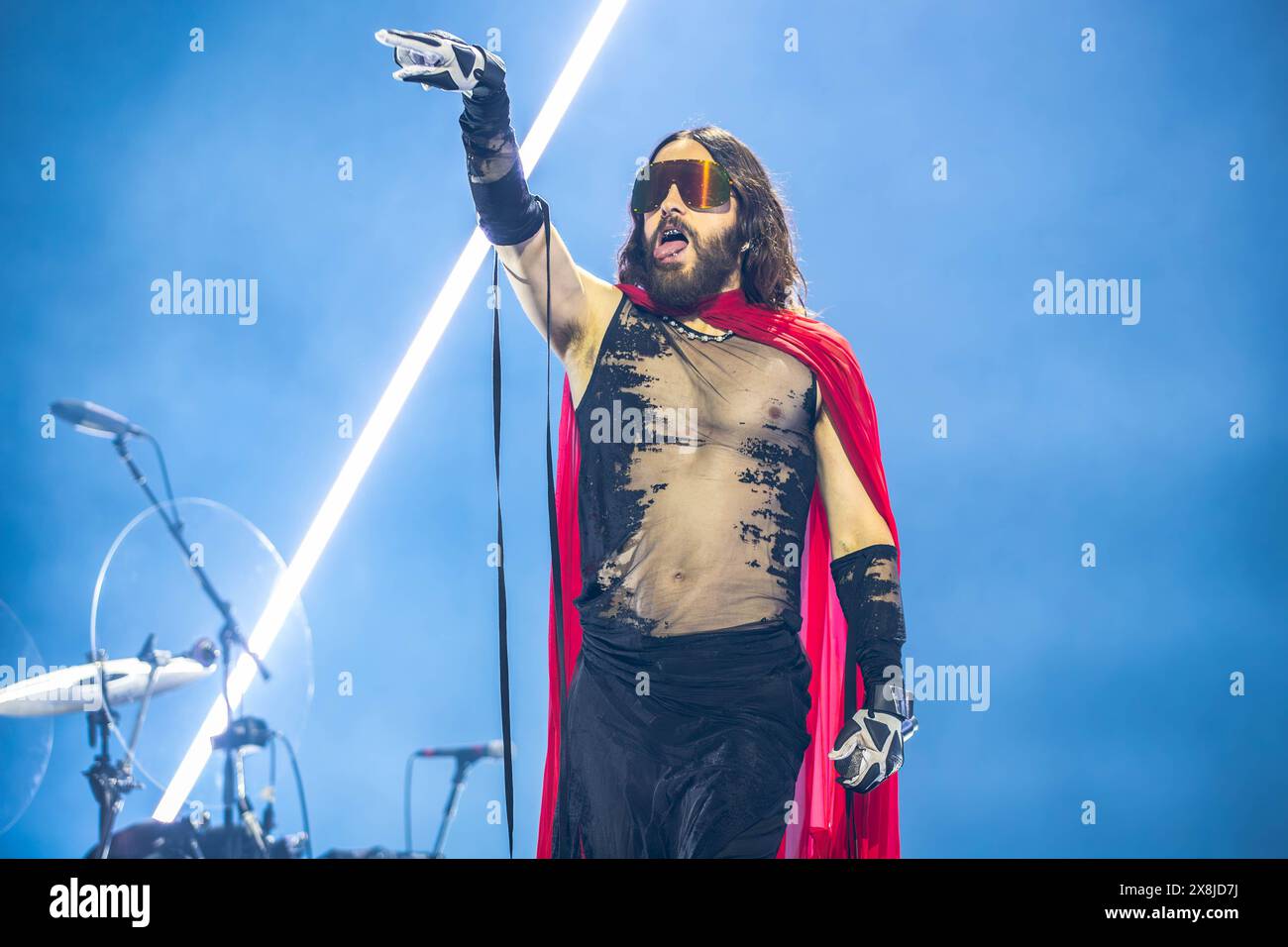 Turin, Italy. 25th May, 2024. The American band THIRTY SECONDS TO MARS ...