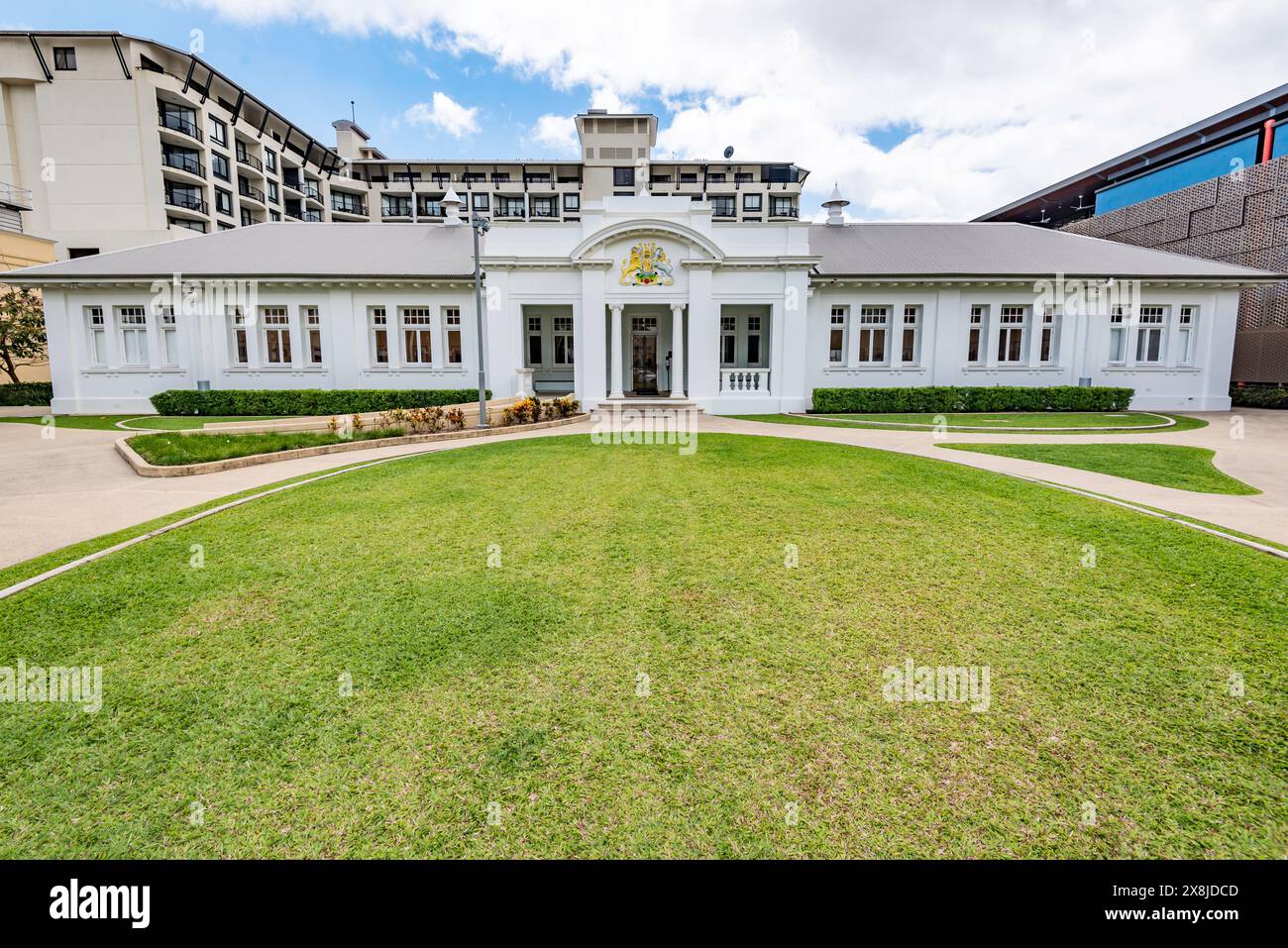 The 1921 constructed former Cairns Courthouse designed by Alfred Barton ...
