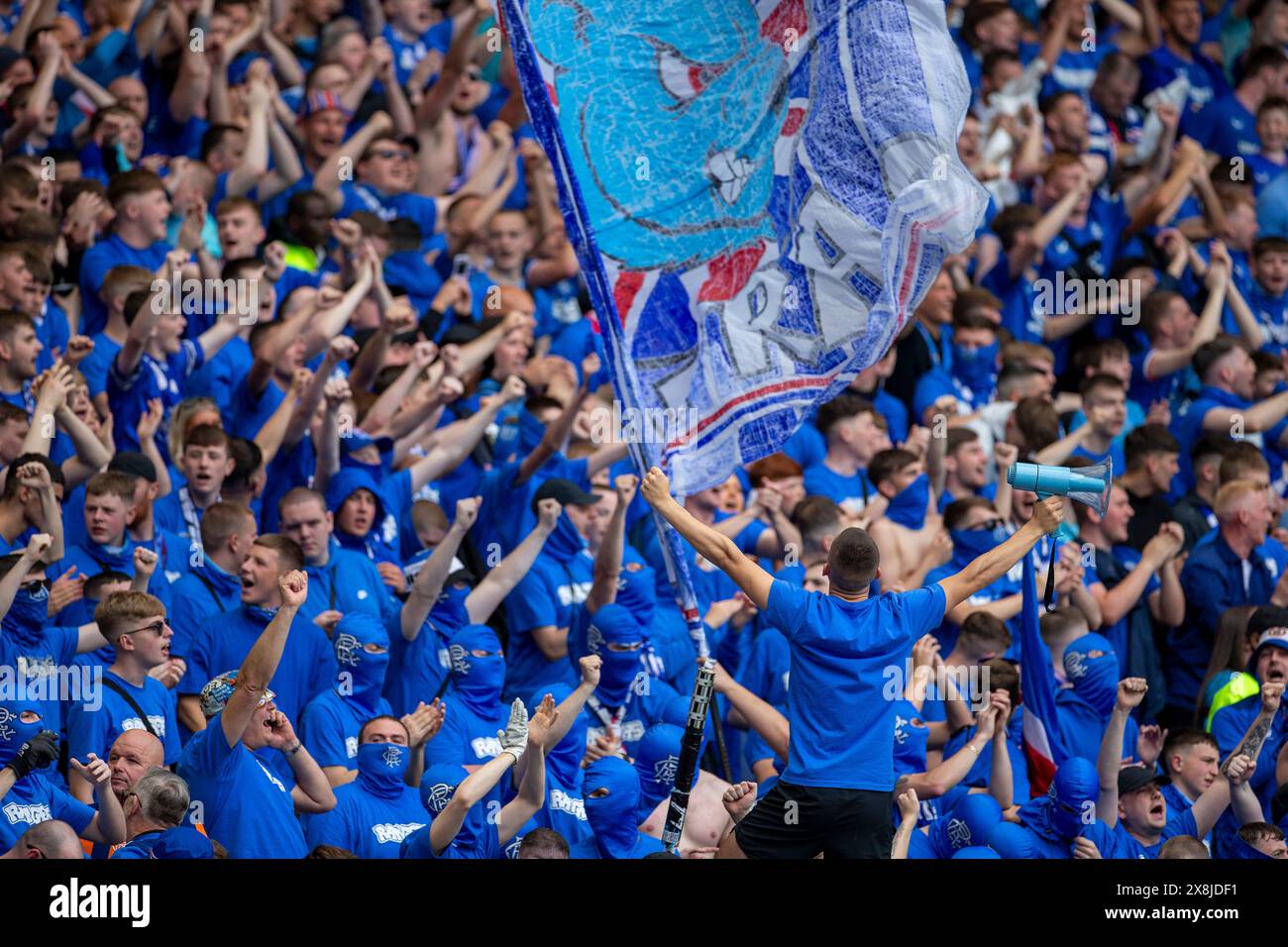 25th May 2024; Hampden Park, Glasgow, Scotland: Scottish Cup Football Final, Celtic versus ...