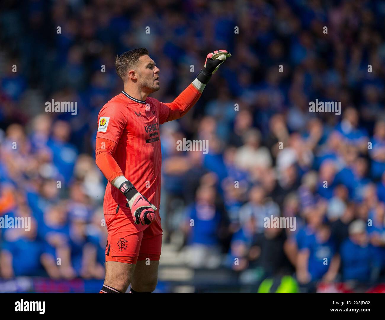 25th May 2024; Hampden Park, Glasgow, Scotland: Scottish Cup Football Final, Celtic versus ...