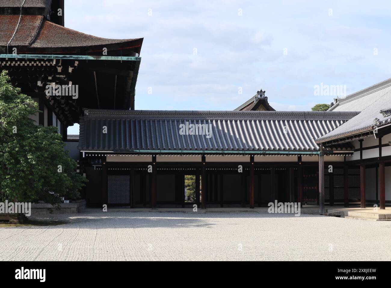 Shishin-den in Kyoto Imperial Palace, Japan Stock Photo - Alamy