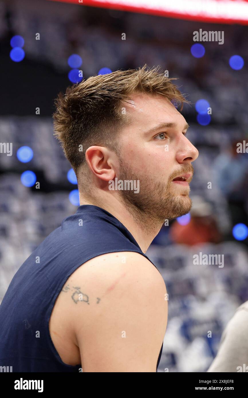 Dallas Mavericks guard Luka Doncic (77) during pregame shoot around ...