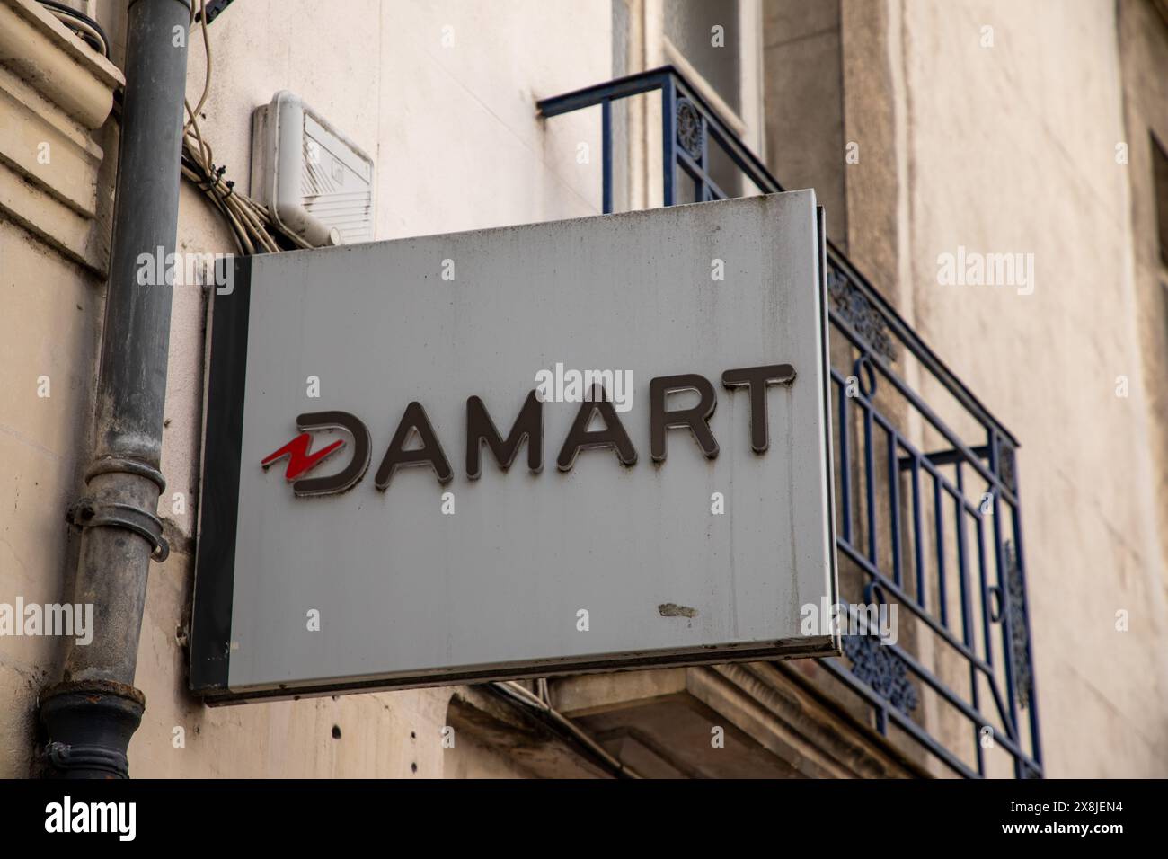 Bordeaux , France - 05 22 2024 : damart logo brand and text sign on ...
