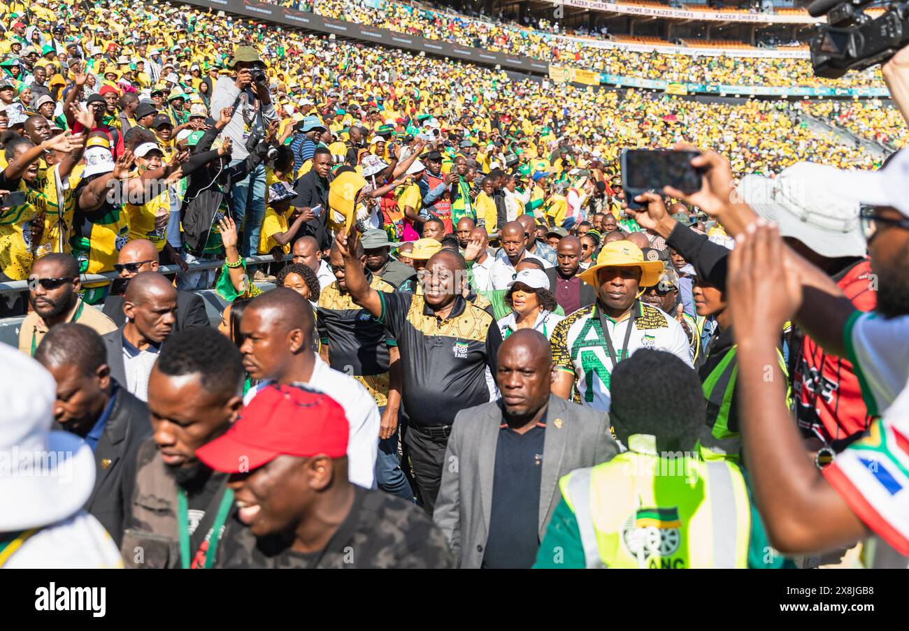 Beijing, South Africa. 25th May, 2024. South African President Cyril ...