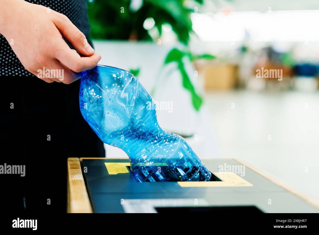 Man throwing waste in park hi-res stock photography and images - Alamy