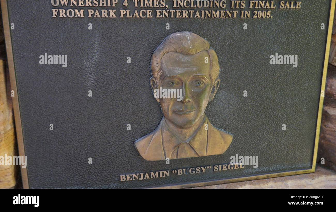 Las Vegas, Nevada, USA 15th May 2024 Benjamin ÒBusyÓ Siegel, Notorious ...