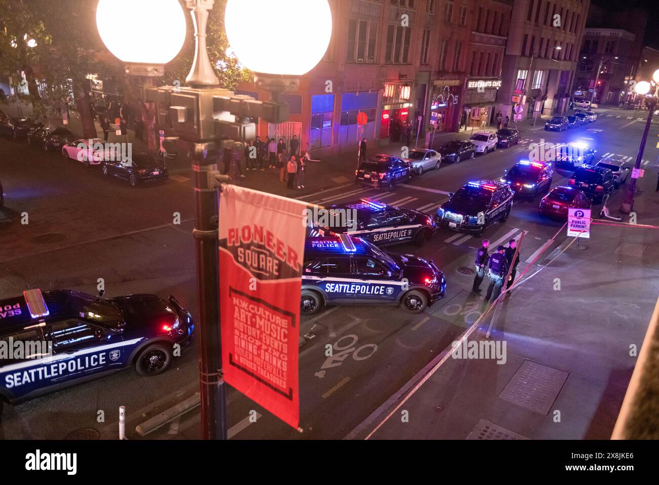 Seattle, USA. 25th May 2024. Around 11:20pm A shooting erupted in the ...