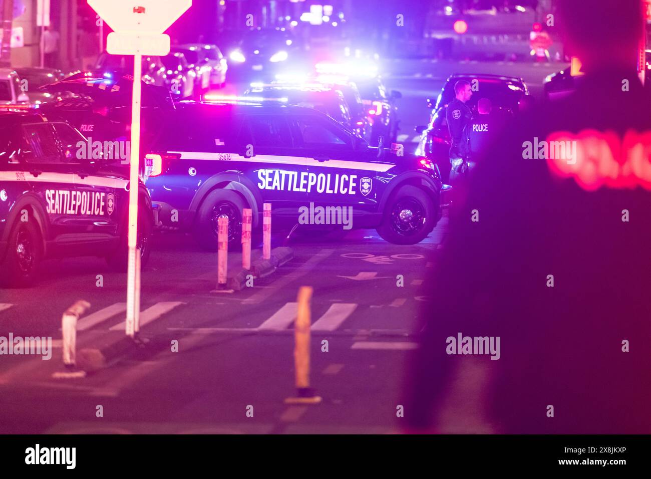 Seattle, USA. 25th May 2024. Around 11:20pm A shooting erupted in the ...