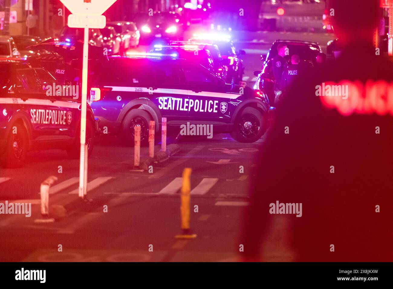 Seattle, USA. 25th May 2024. Around 11:20pm A shooting erupted in the ...