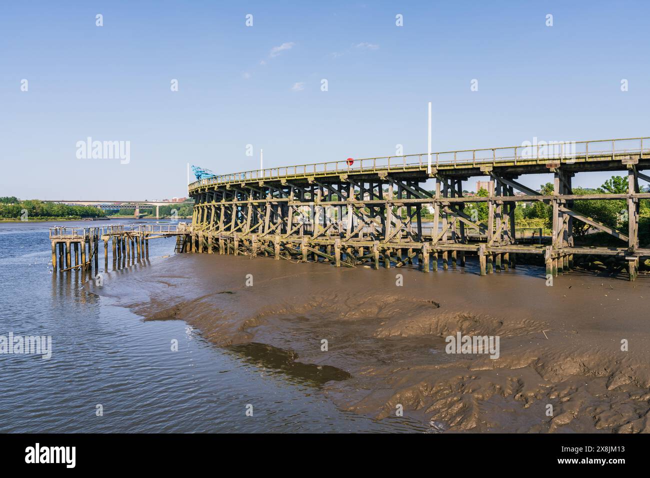 The Dunston Staiths in Newcastle upon Tyne, Tyne and Wear, England, UK ...