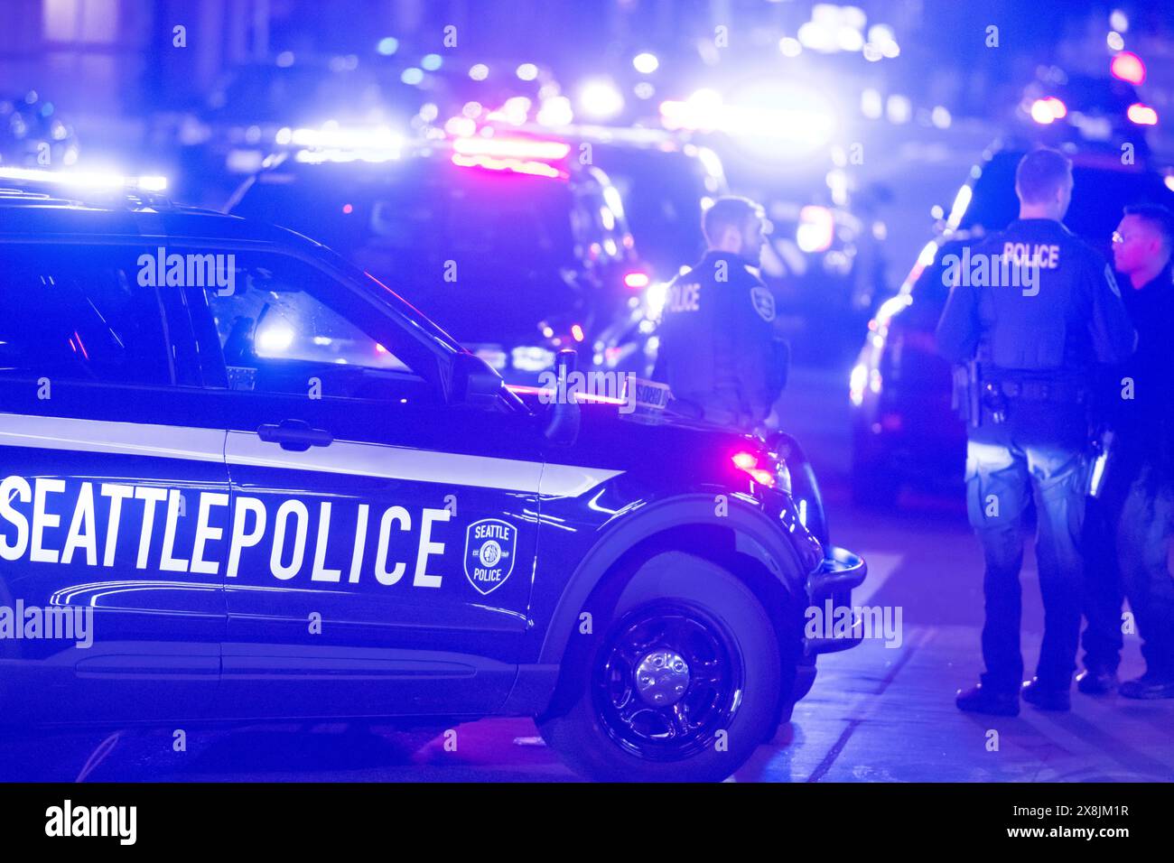 Seattle, USA. 25th May 2024. Around 11:20pm A shooting erupted in the ...