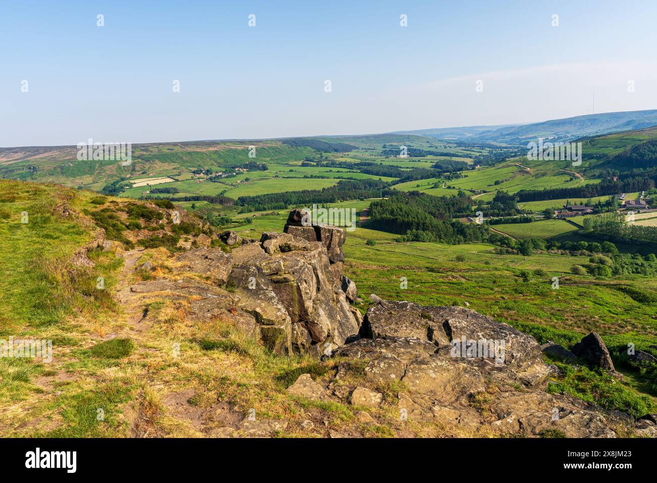 The Wainstones near Great Broughton, North Yorkshire, England, UK Stock ...