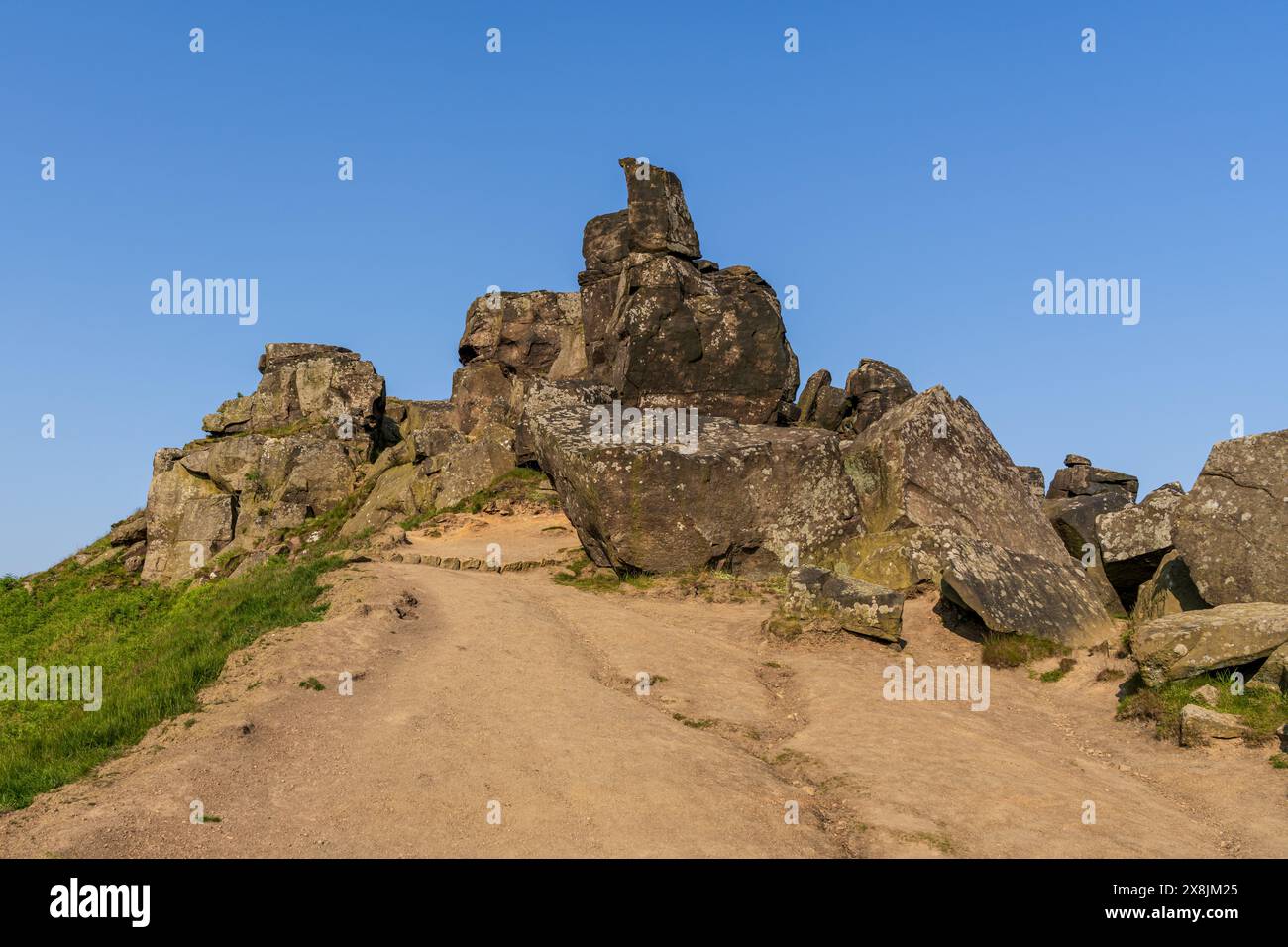 The Wainstones near Great Broughton, North Yorkshire, England, UK Stock ...