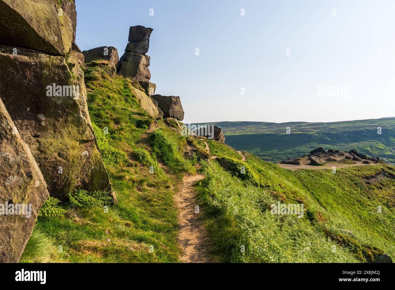 The Wainstones near Great Broughton, North Yorkshire, England, UK Stock ...