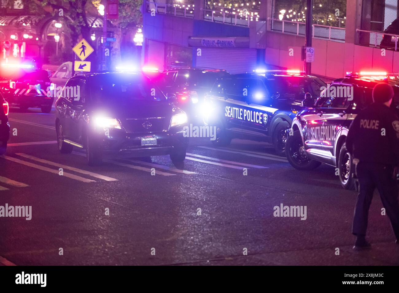 Seattle, USA. 25th May 2024. Around 11:20pm A shooting erupted in the ...
