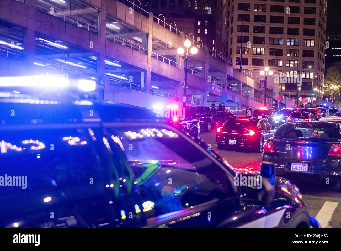 Seattle, USA. 25th May 2024. Around 11:20pm A shooting erupted in the ...