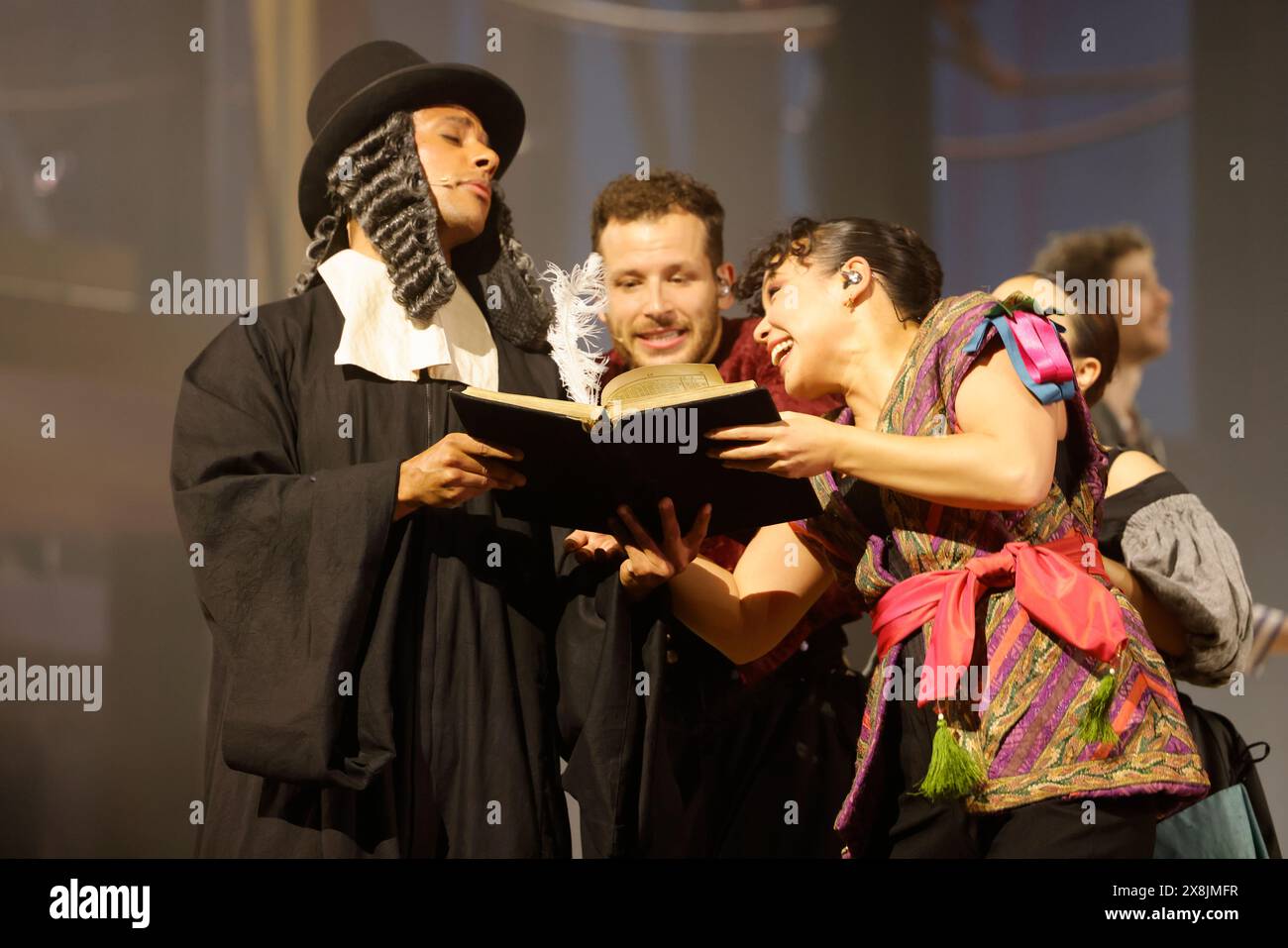 Limoges, France. May 25, 2024. Molière, the Urbain opera, musical ...