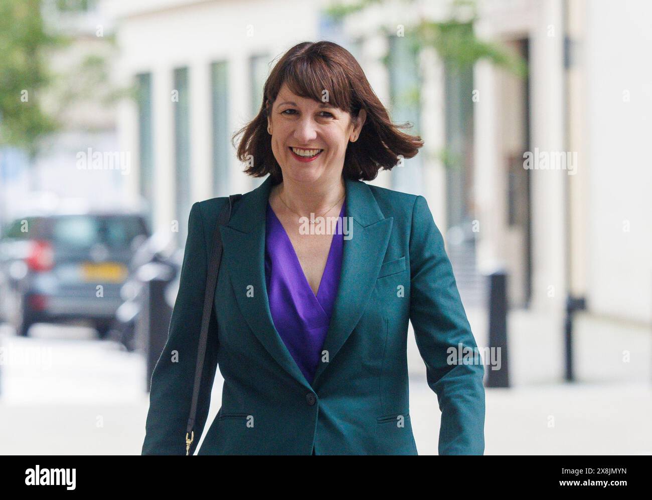 London, UK. 26th May, 2024. Shadow Chancellor, Rachel Reeves, at the ...